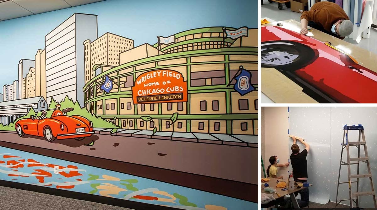 How Corporate Interiors Use Environmental Branding (4 Examples)