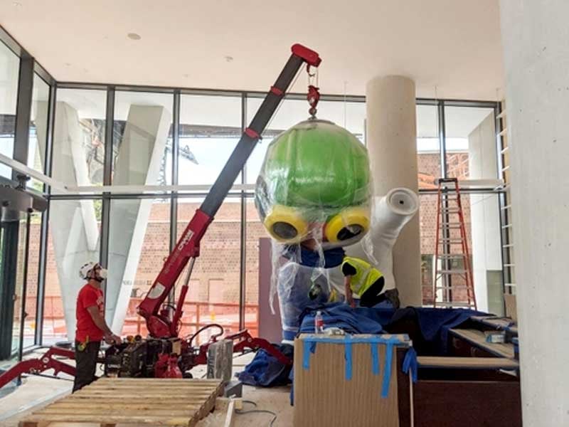 How Artist Hebru Brantley's Giant Flyboy Sculptures Are Made