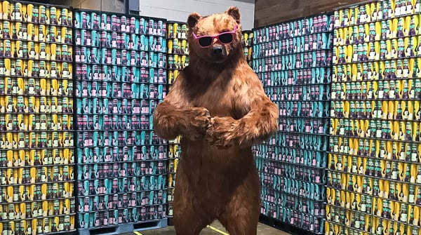 Bridgewater Studio | Goose Island Brewery | Beer Hug Bear Sculpture