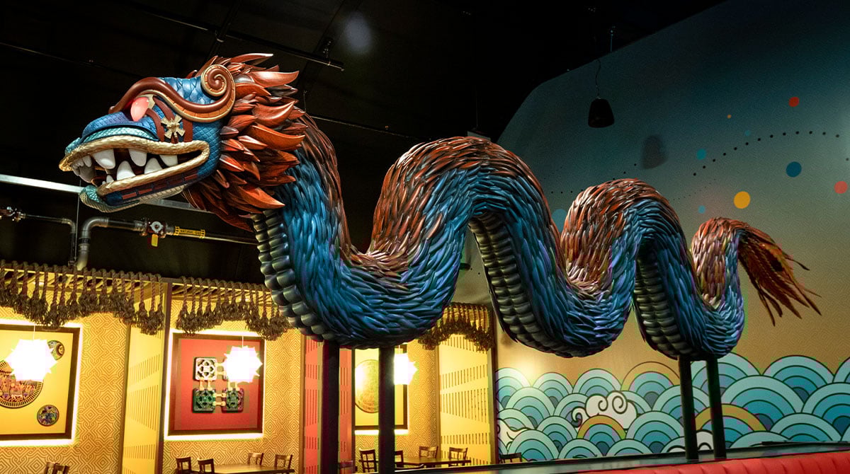 Bridgewater Studio | Large Scale 3D Printing | Dragon Sculptures